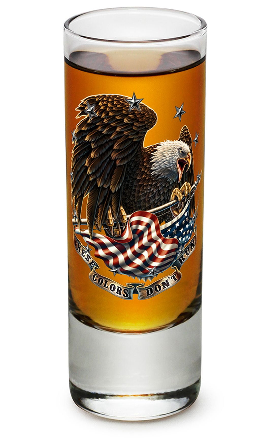 Patriotic 2 oz. Shooter Shot Glass These Colors Don'T Run (Case of 48 ...