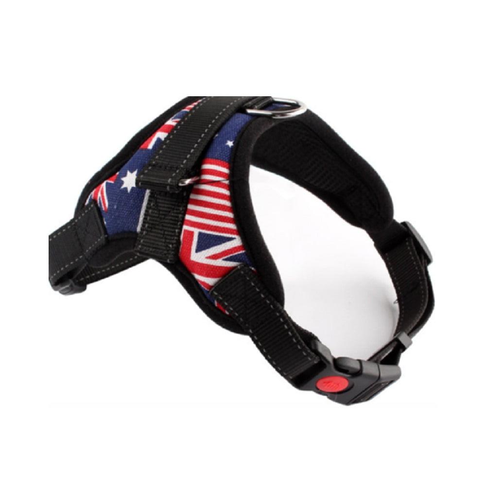 Flag Color Adjustable No Pull Pet Harness Control Vest For Dogs Small ...
