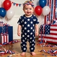 4th of July Family Matching Outfits Red White Blue Patriotic Short ...