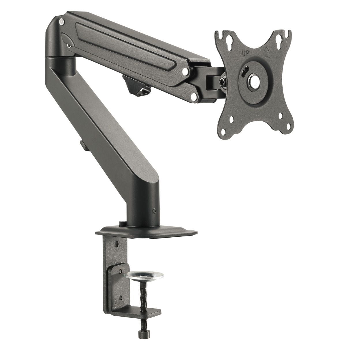 Single Gas Spring C-Clamp Monitor Desk Mount - 17" to 27" - Walmart.com