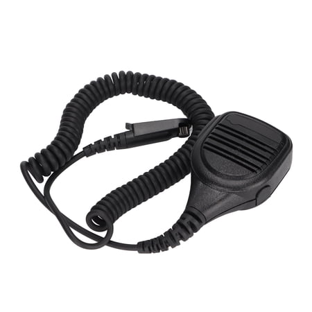 Remote Speaker Microphone, Two Way Speaker Push To Talk Noise Reduction ...