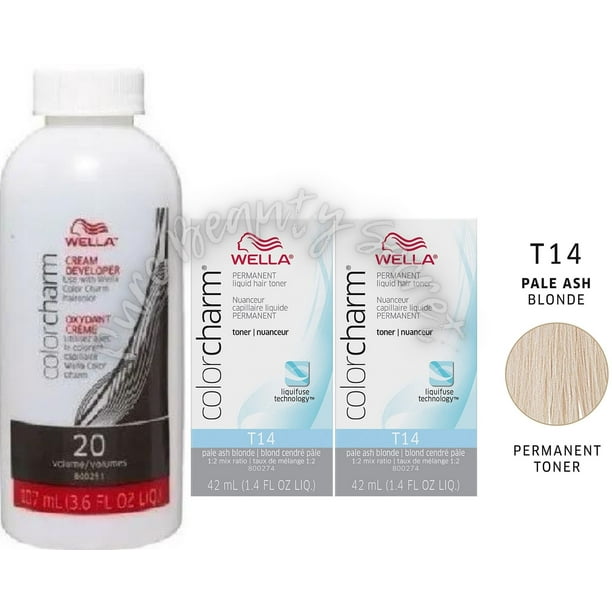 Wella Color Charm T14 x 2 + developer - Walmart.com
