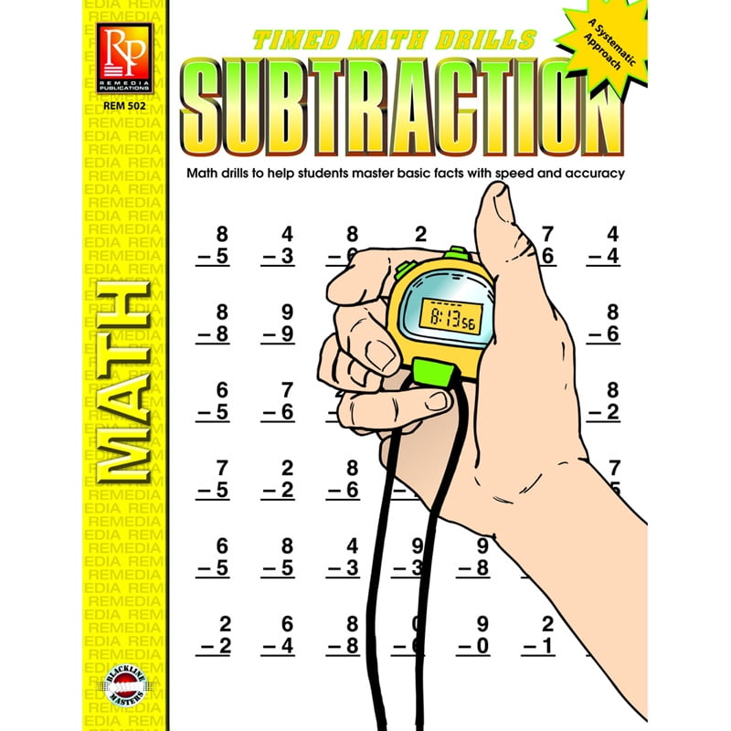 TIMED MATH DRILLS SUBTRACTION - Walmart.com - Walmart.com