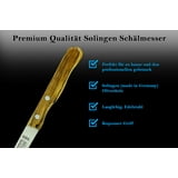 SMI Solingen Paring Knife with Olive Wood Handle - Stainless Steel ...