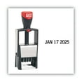 COSCO 2000PLUS Self-Inking Heavy-Duty Line Dater w/Microban, 1 1/4 x 5/8, Black - Walmart.com