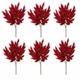 6Pcs Colored Artificial Flower Bunch, Vivid Fresh Color Lightweight ...