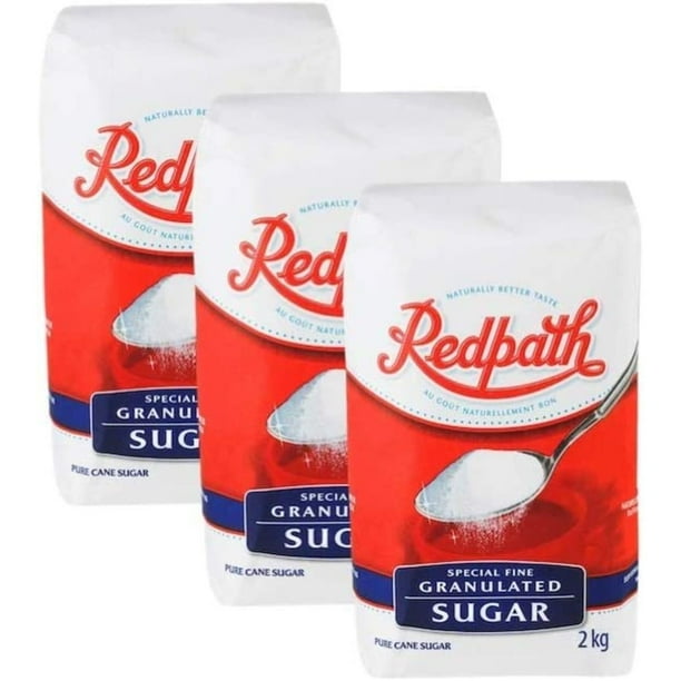 REDPATH White Granulated Sugar 3 Qty 6KG | Each 2KG X 3 Bags - Walmart.ca