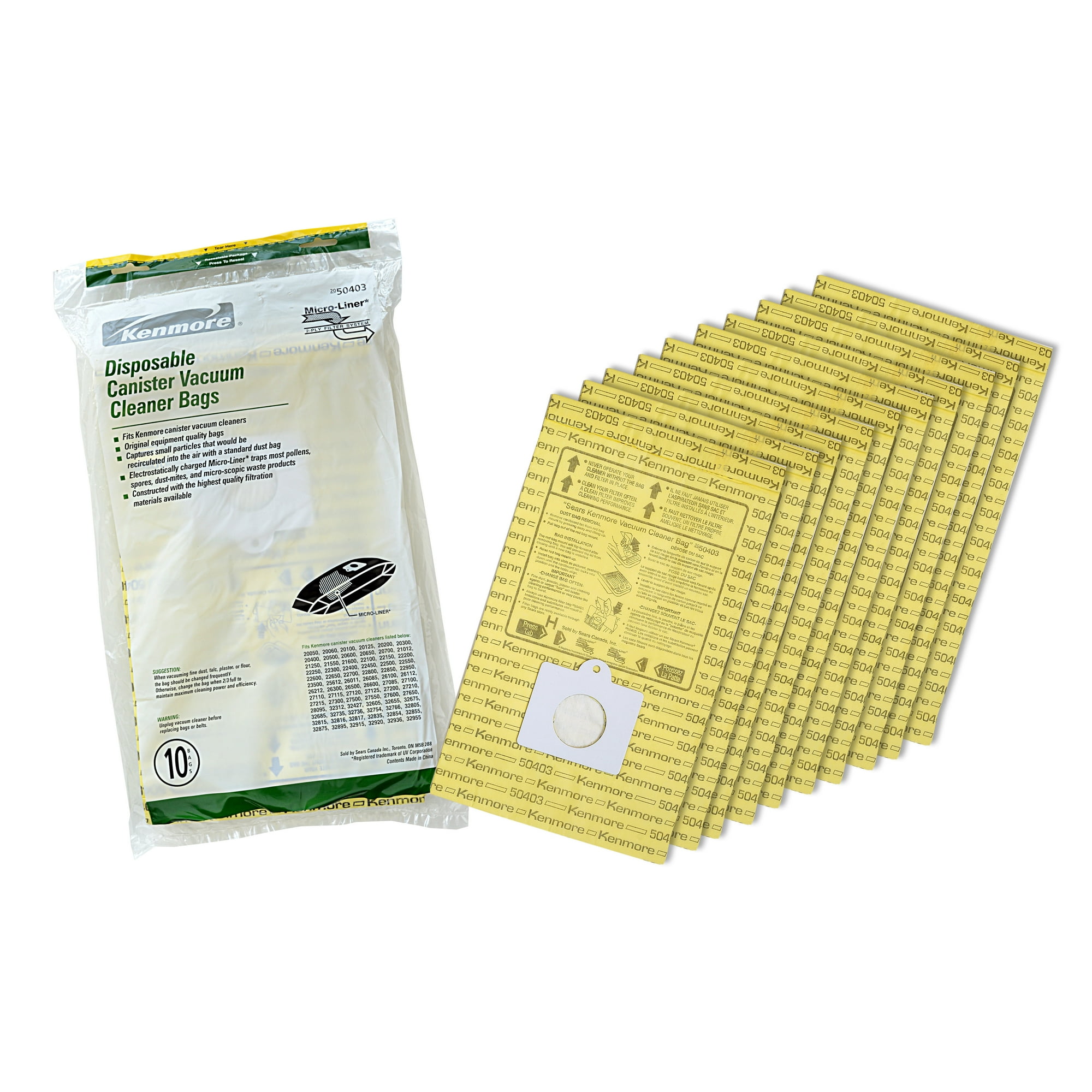 Click here for Kenmore 20-50403 Micro-Lined Replacement Vacuum Ba... prices
