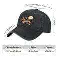 Adjustable Vintage Cotton Washed Distressed Baseball Cap - Cartoon Dog ...