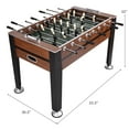 Costway 54'' Foosball Soccer Table Competition Sized Football Arcade ...