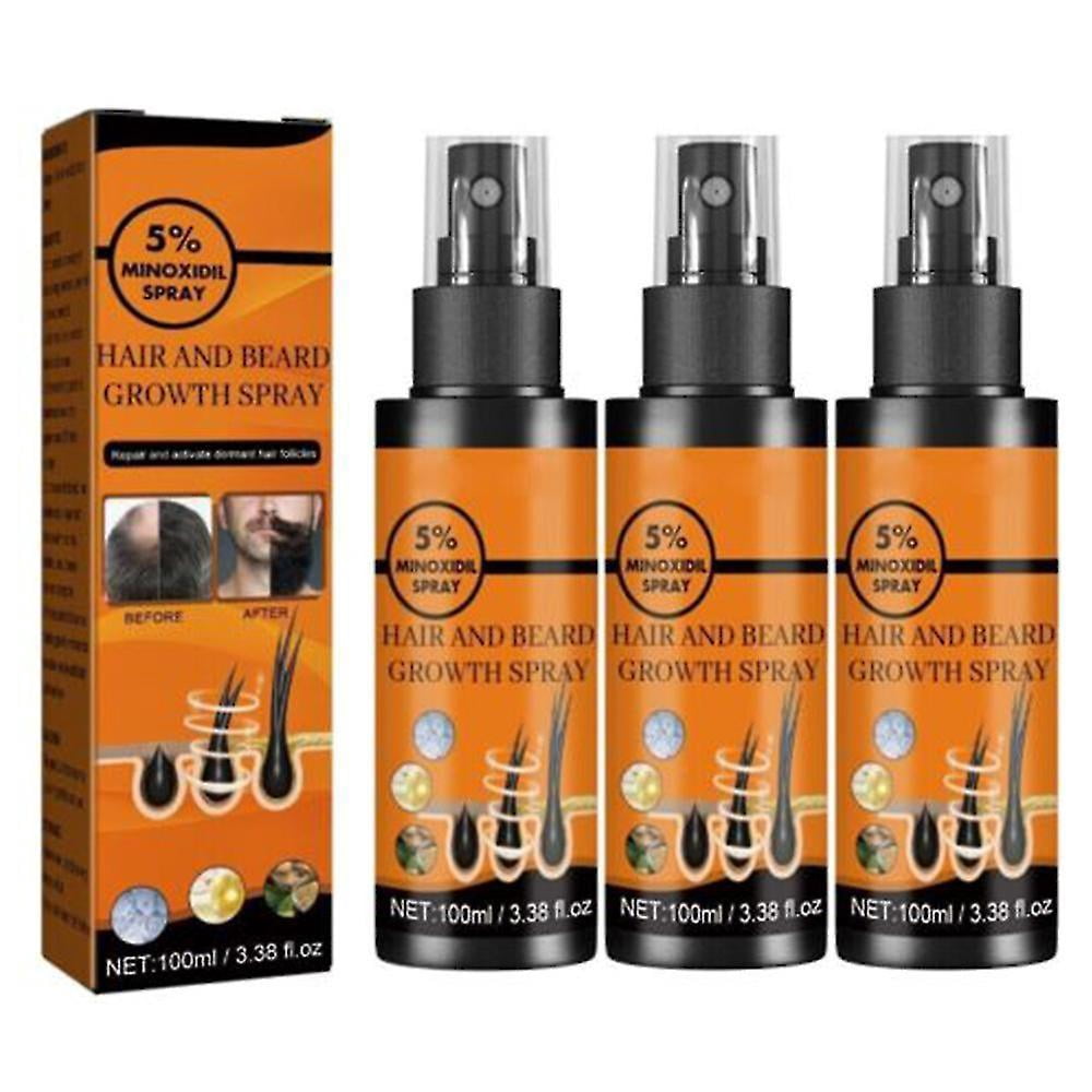 3pcs 5 % Minoxidil Hair Growth Spray | Bodega Aurrera en línea