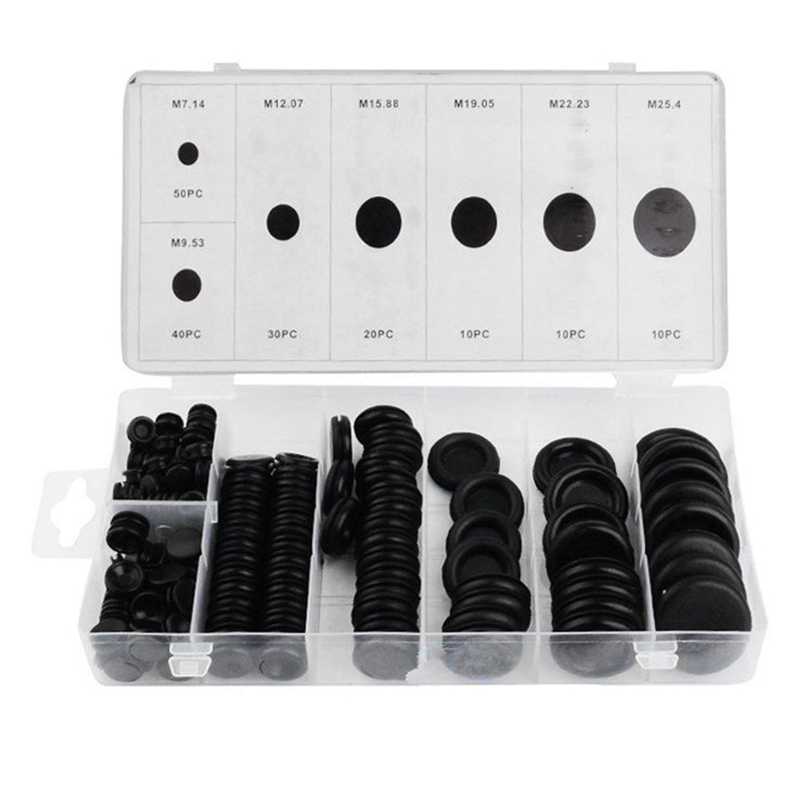 Click here for Yeacher 170pcs Rubber Grommet Firewall Hole Plug S... prices