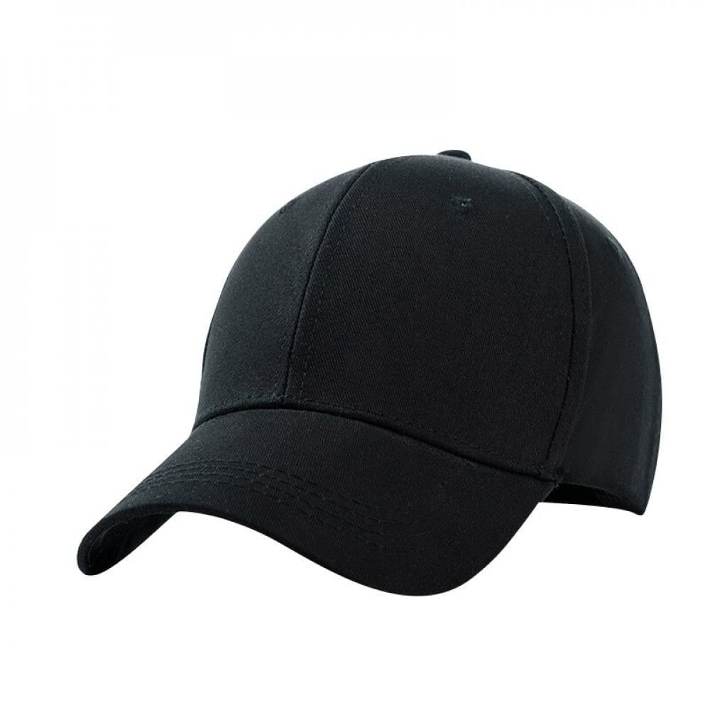 Click here for Generic Black Hat Solid Color Baseball Cap Fitted... prices