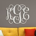 Personalized Oversized Wood Monogram Plaque, Available in 5 colors ...