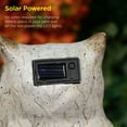 Alpine Corporation 16" Solar Owl Welcome Outdoor Statue - Walmart.com