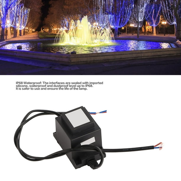 12v Ac Low Voltage Outdoor Lighting Transformer 100w Waterproof Ip68 ...