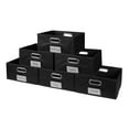 Niche Cubo Set Of 6 Square Folding Fabric Storage Containers Half Size