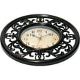 Infinity Instruments Sofia Brown Traidtional Analog Display Silent 12-inch Wall Clock - Walmart.com