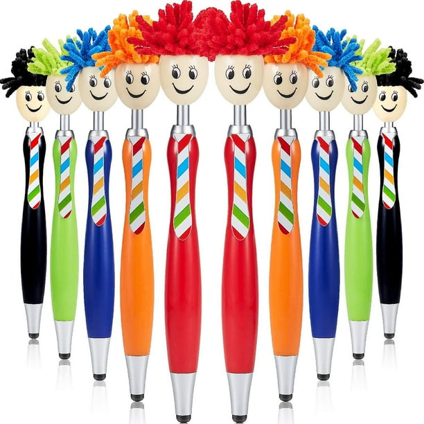 Mop Head Pen Screen Cleaner Stylus Pens 3-in-1 Stylus Pen Duster(10 ...