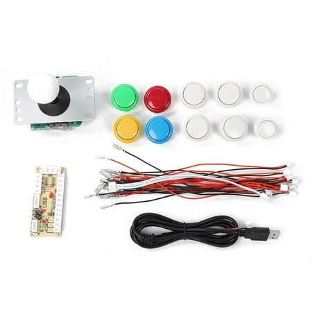 CY-822A DIY Arcade Game Buttons Combat Joystick Kit Game Kit Game ...