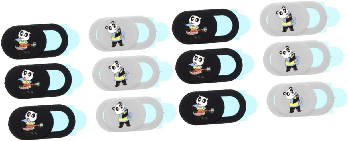 12 pcs Panda Tablet Lid Anti-Peeping Visual Cartoon Blocker Computer ...