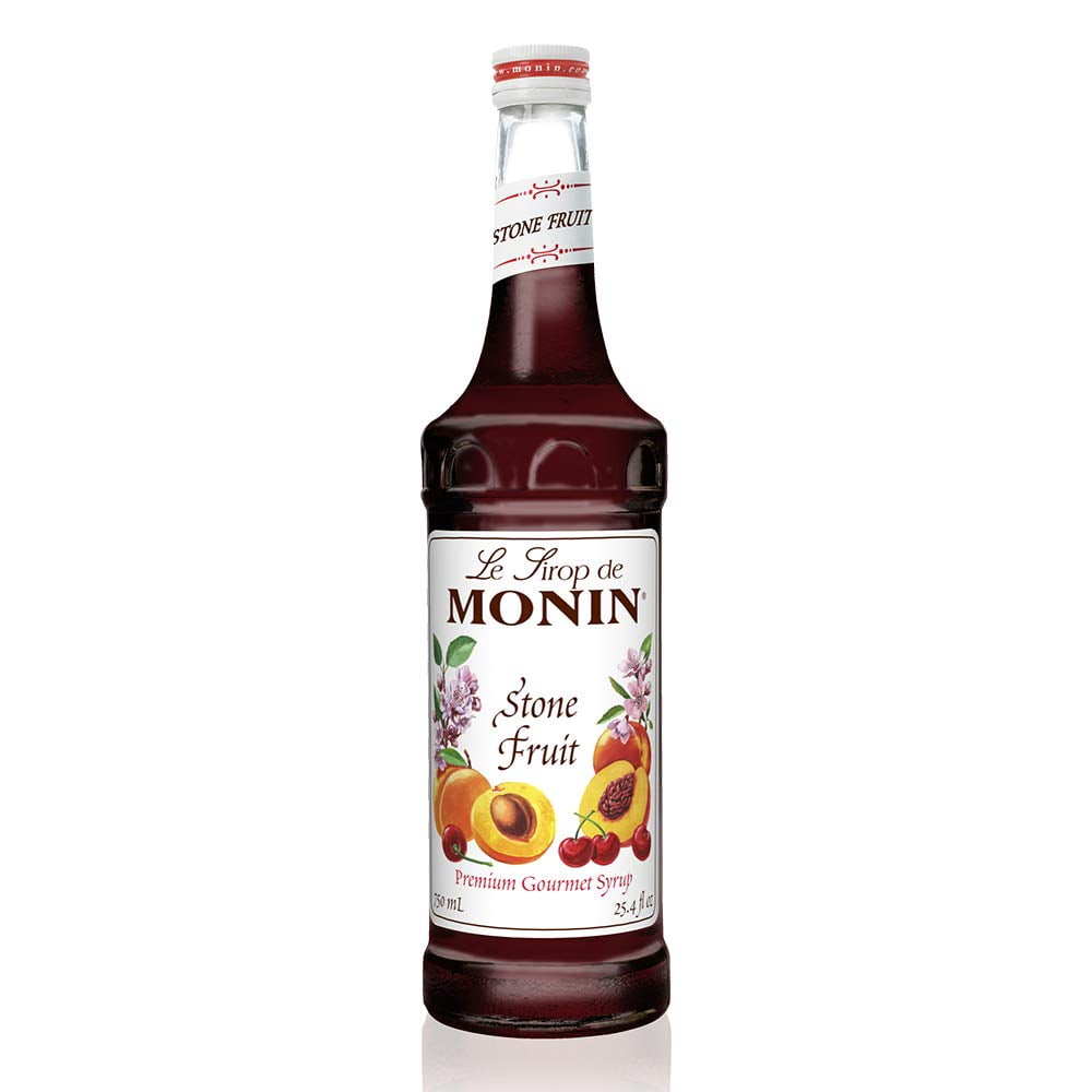 Monin - Stone Fruit Syrup, Sweet Flavor with Peach, Apricot, & Cherry ...