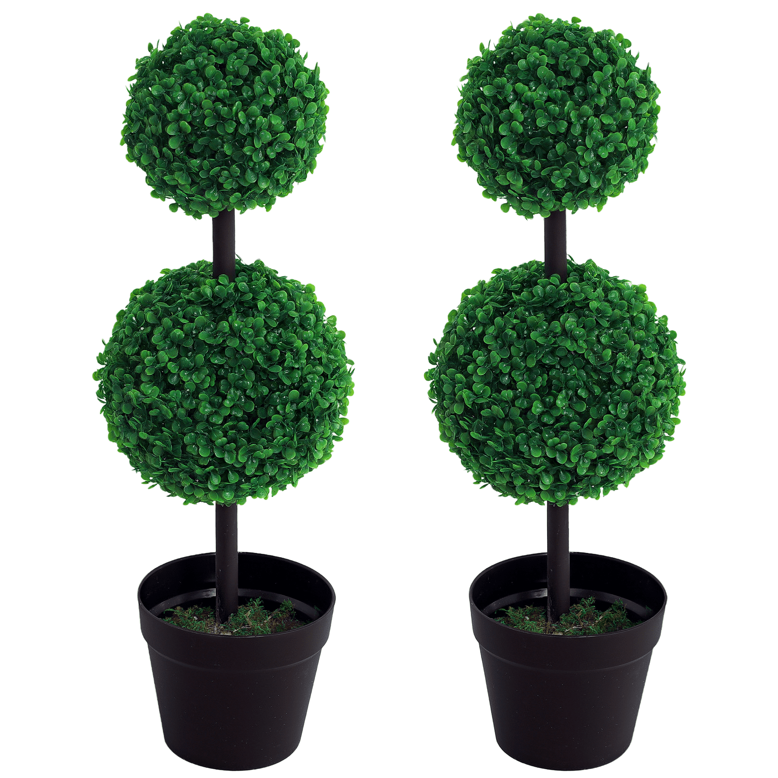 Click here for Outsunny 2 Ball Topiary Tree Set Of 2 For Home Off... prices