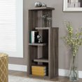 Monarch Specialties Bookshelf, Bookcase, Etagere, 4 Tier, 48"H, Office ...