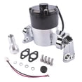 Chrome SBC Small Block Chevy Electric Water Pump - 8010C - 35 GPM ...