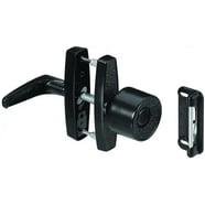 Wright Products V333BL Push Button Latch for Out Swinging Doors, Black ...