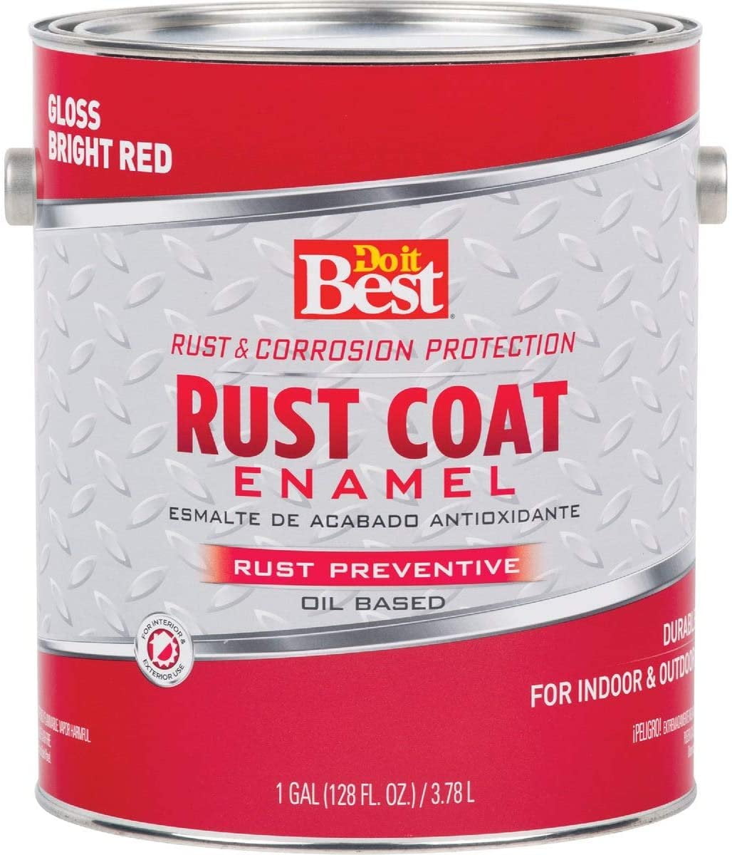 Do it Best Rust Coat Enamel, BRIGHT RED RUST ENAMEL - Walmart.com