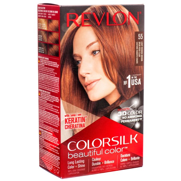 Revlon Colorsilk Beautiful Permanent Long Lasting Color Hair Dye with ...
