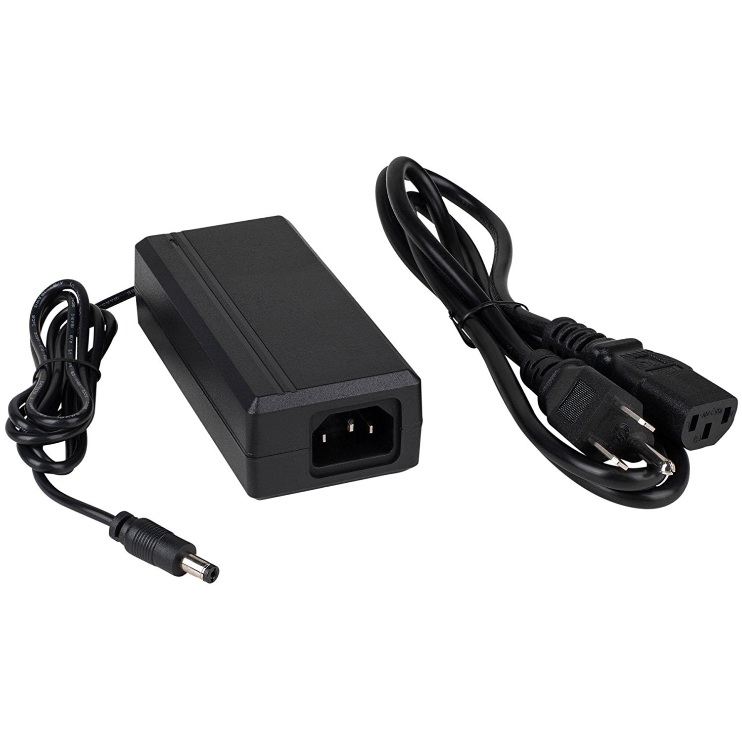 15 VDC 4A AC Adapter Power Supply with 2.1 x 5.5mm Plug Center Positive ...