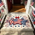 America Stars Door Mat, 4th of July Patriotic Home Decor Non-Slip ...