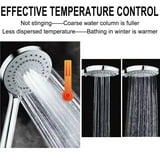 ESULOMP 5 Functions Shower Head with Handheld, High Pressure Shower ...