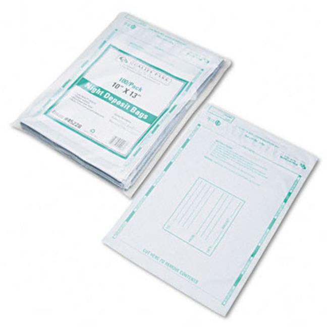 Quality Park Poly Night Deposit Bags with Tear-Off Receipt - Opaque ...