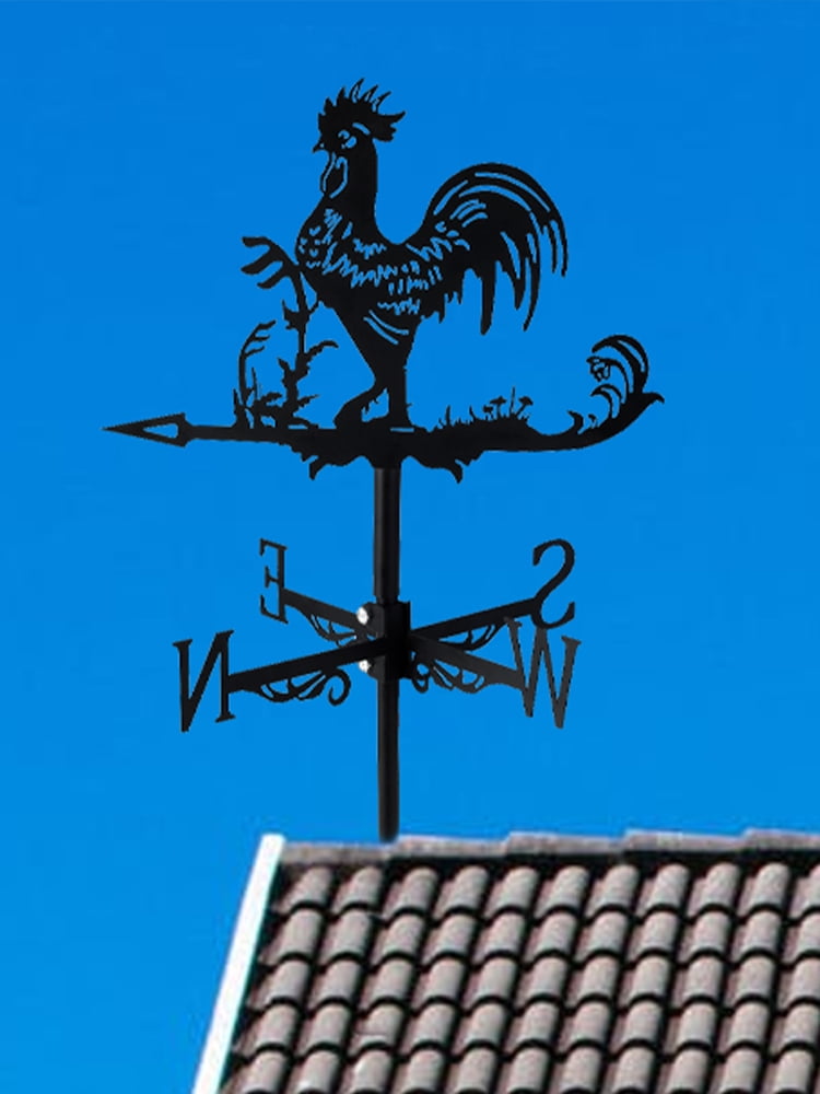 Pcapzz Wind Direction Indicator Kit,Rooster Weathervane,Chicken Wind ...