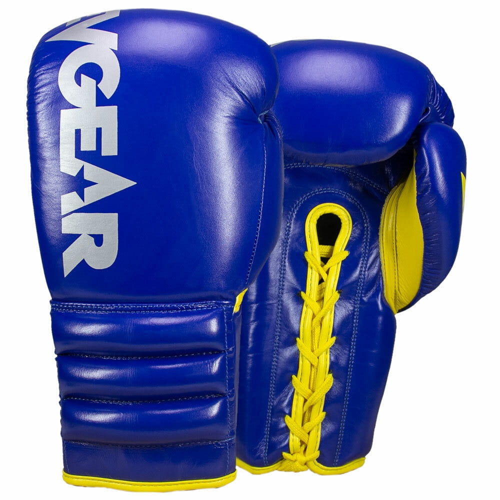 S4 Sentinel Lace Pro Leather Gel Boxing Gloves - Authentic Blue ...