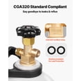 VEVOR CO2 Tank, 15 lbs New Aluminum Alloy Cylinder, CO2 Air Tank with ...