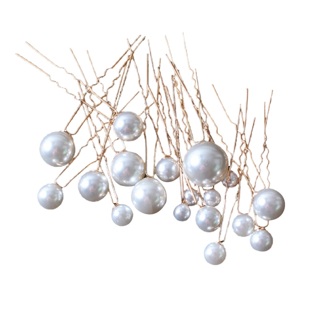 Click here for Alvinma 18pcs Bride Hair Pin Flower Beads Hair Pin... prices