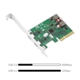ANXPTIME PCIE Converter PCI-Express USB 3.1 Type-C Adapter Card Self ...