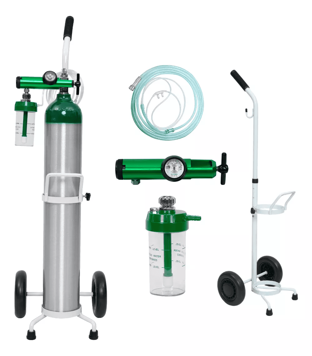 Tanque de Oxígeno 682lts - Kit Pórtatil Carrito (Vacío) | Bodega ...