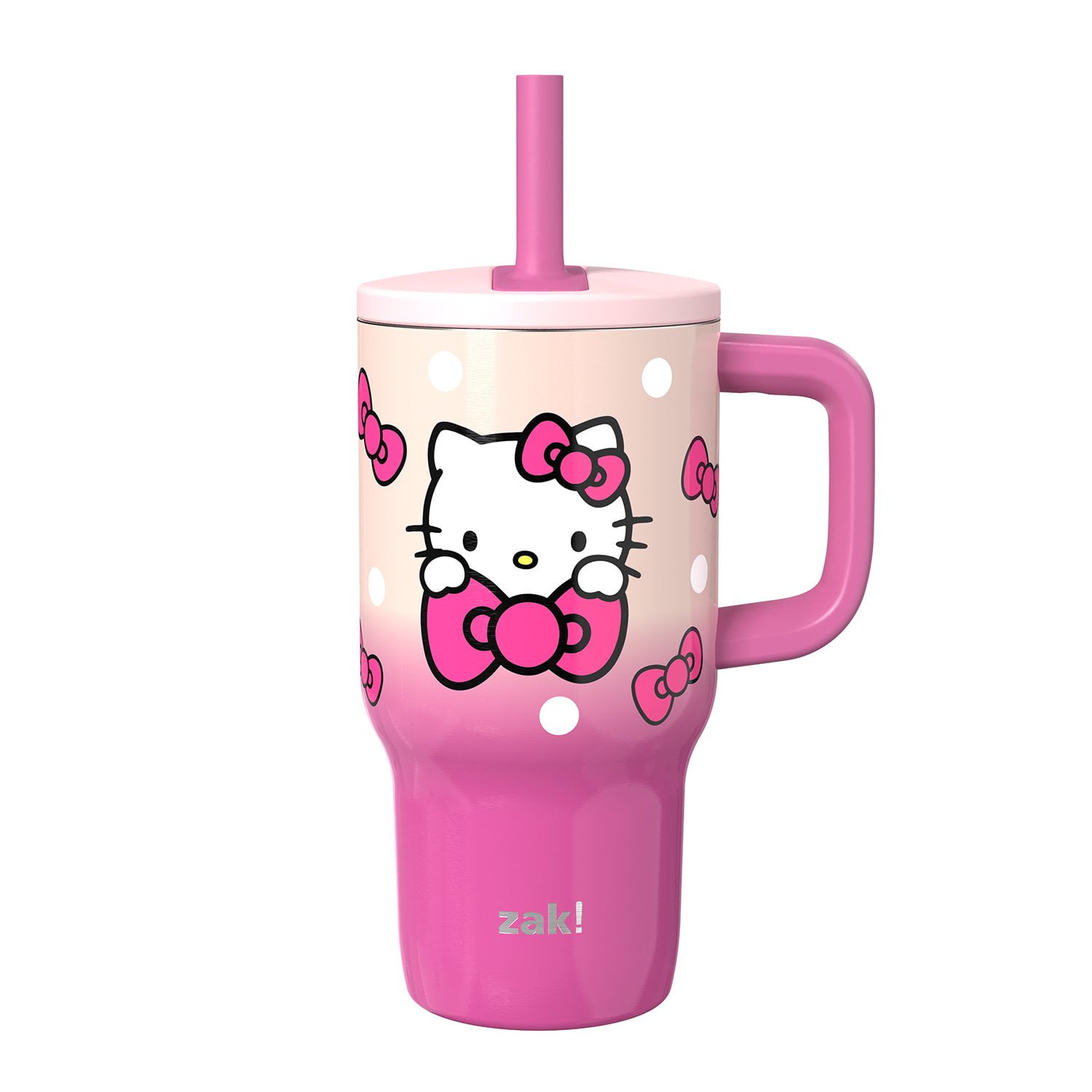 Zak Designs 16oz Stainless Steel Double-Wall Tumbler for Kids with ...