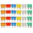 30Piece Mini Blade Car Fuse Blade Electrical Fuses Set Kit Assortment ...