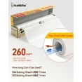 Katbite Heavy Duty Parchment Paper Roll for Baking, Non-Stick Baking ...