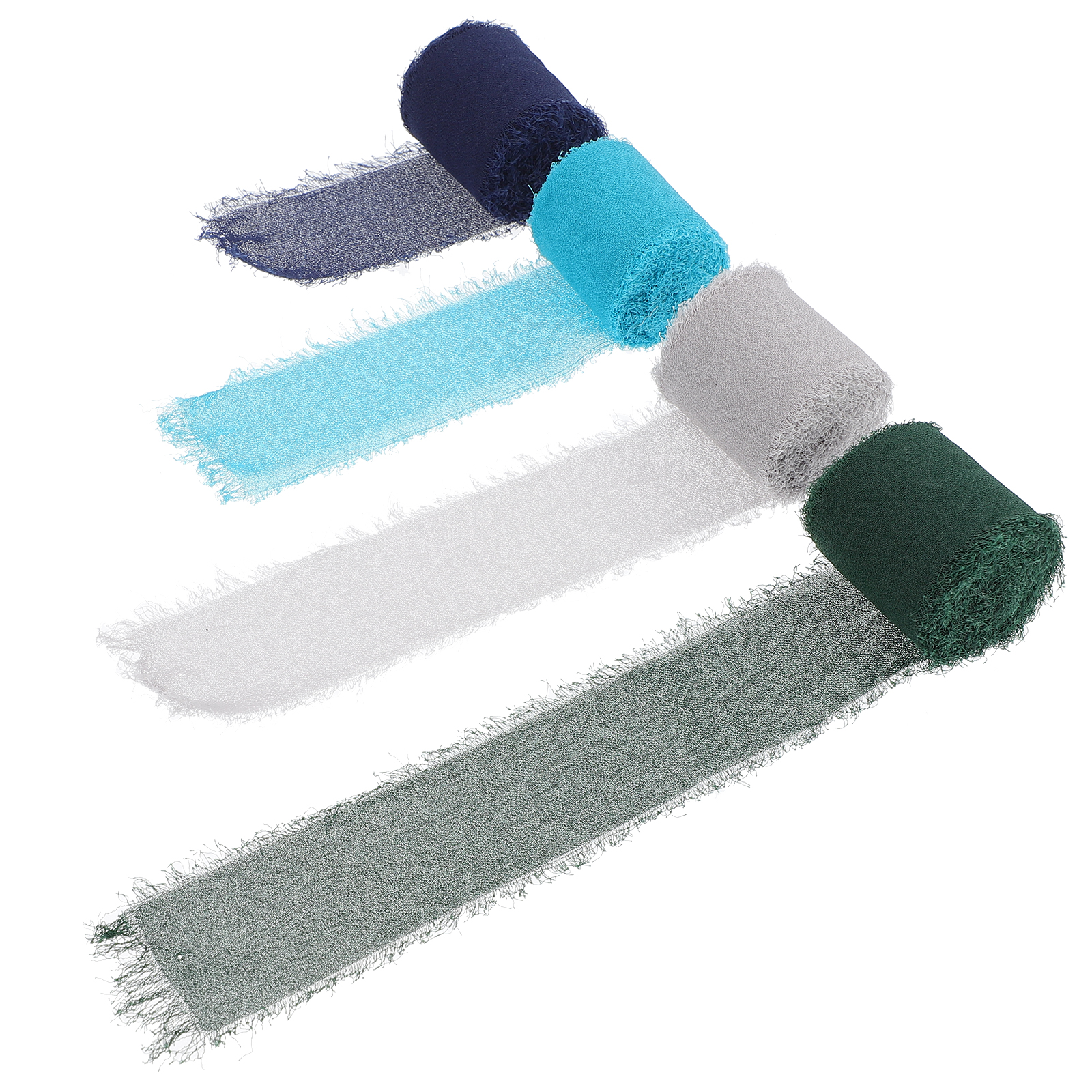 4 Rolls Wedding Invitation Card Edges Ribbons Bouquet Wrap Making ...