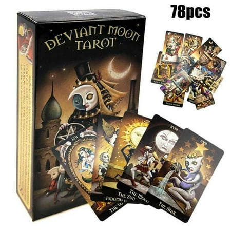 Devil Moon Tarot 78 Divination Cards Prophet Tarot Card Game | Walmart ...