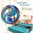 FONMY Mandala Wind Spinner with Crystal Ball, 12 inch Outdoor Decor ...