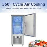 Kolice 220V 60HZ Commercial 15 Trays Blast Chiller & Freezer, Blast ...