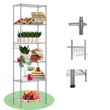 Whalen 5-Shelf Heavy Duty Steel Shelving Unit, 48" W x 24" D x 72" H ...